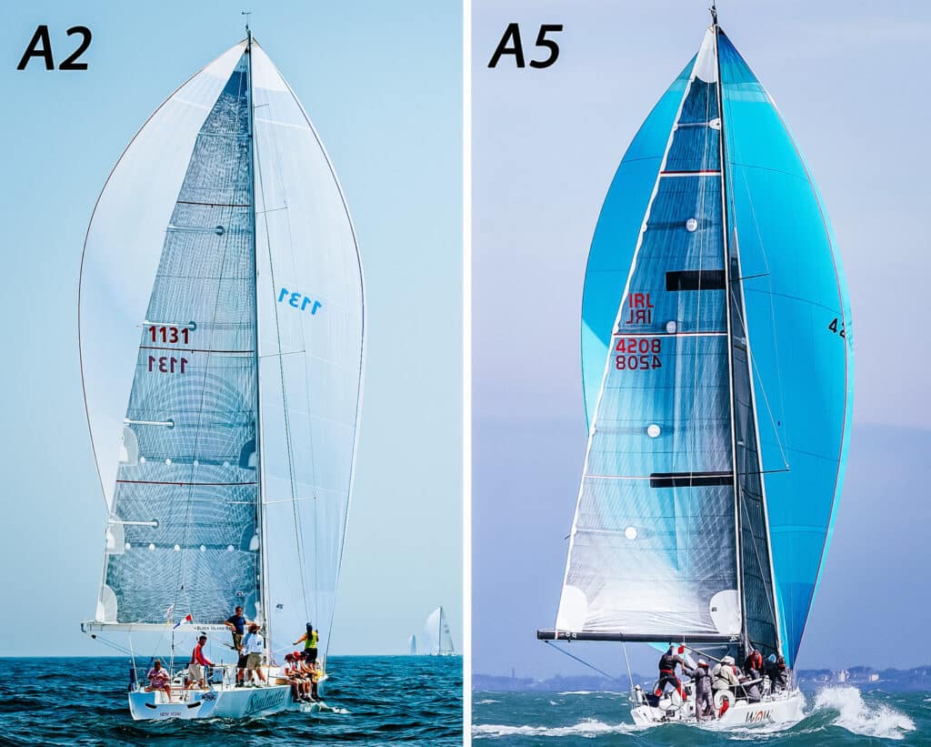 Asymmetrical Spinnakers: A5 Heavy Air Spinnaker - UK Sailmakers